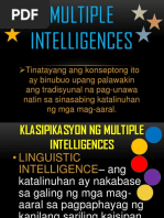 Ang Multiple Intelligences | PDF