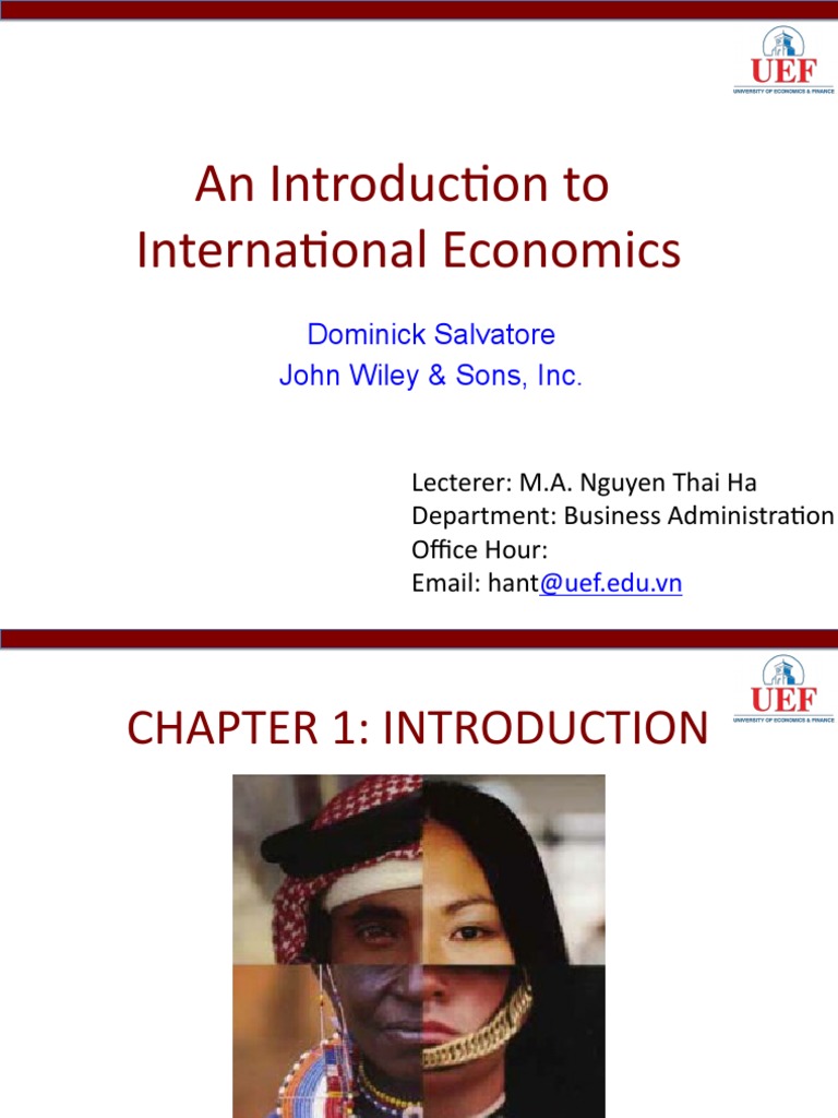 An Introduction To International Economics: Dominick Salvatore John ...