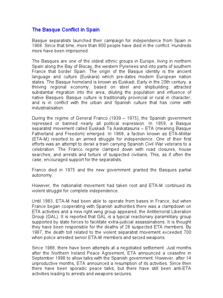 Introduction BC | PDF | Basques | Basque Country (Autonomous Community)