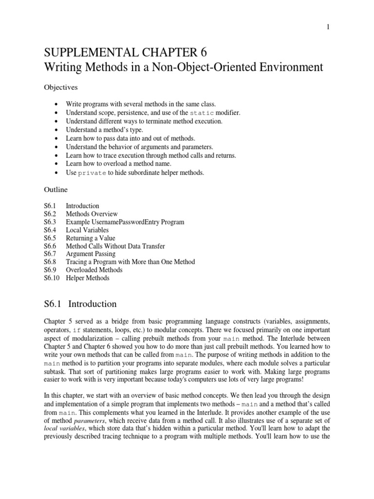 Chap S6 Pdf Method Computer Programming Parameter Computer Programming