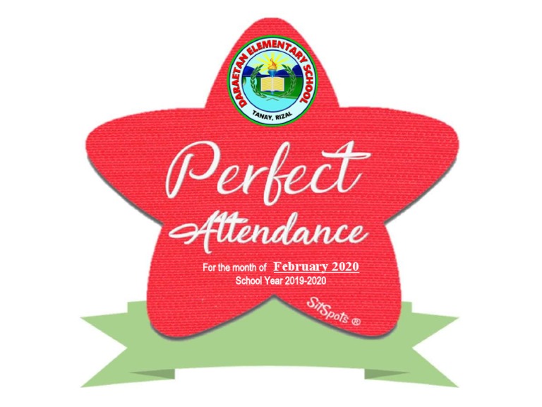Ribbon Perfect Attendance | PDF