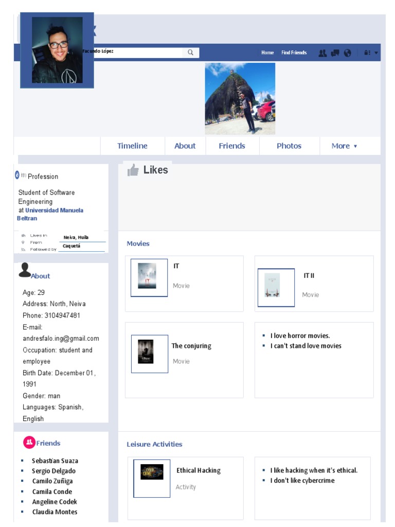 Fakebook Format-1-Andrés Facundo | PDF | Computer Science | Computing