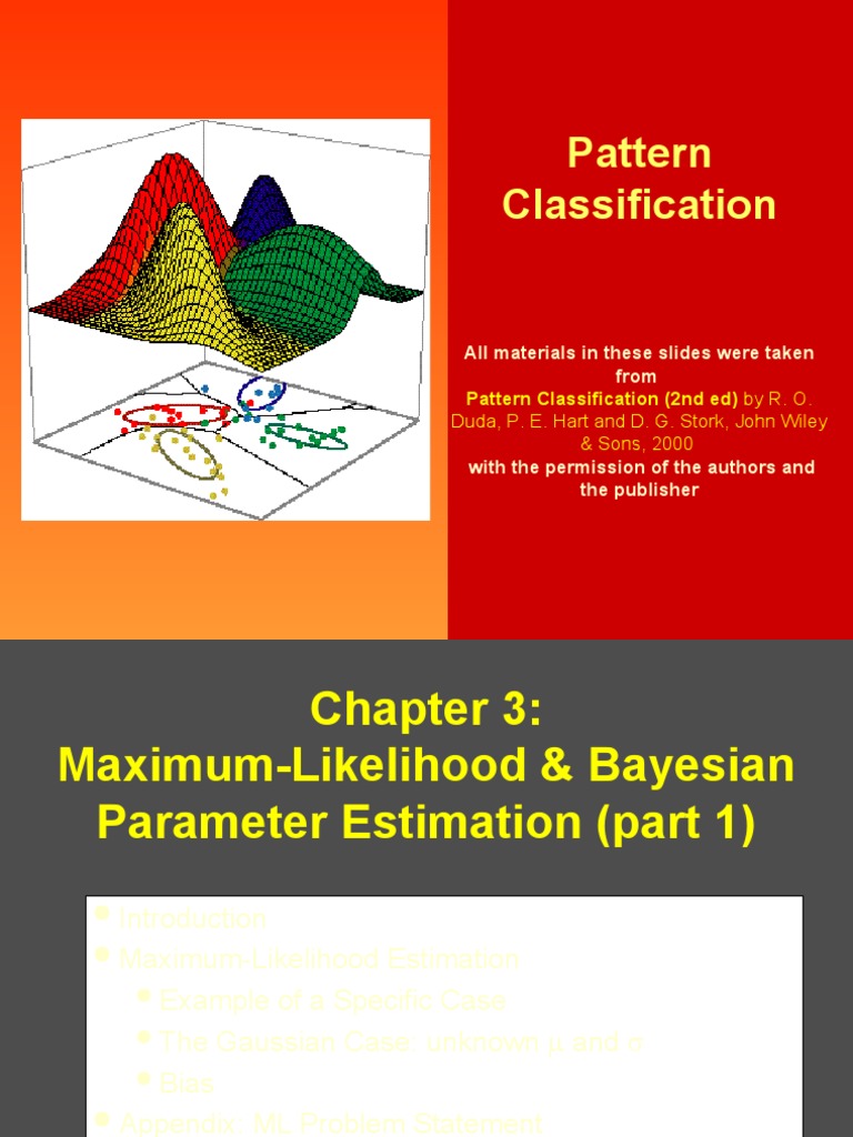 Pattern Classification All Materials In These Slides Were Taken From
