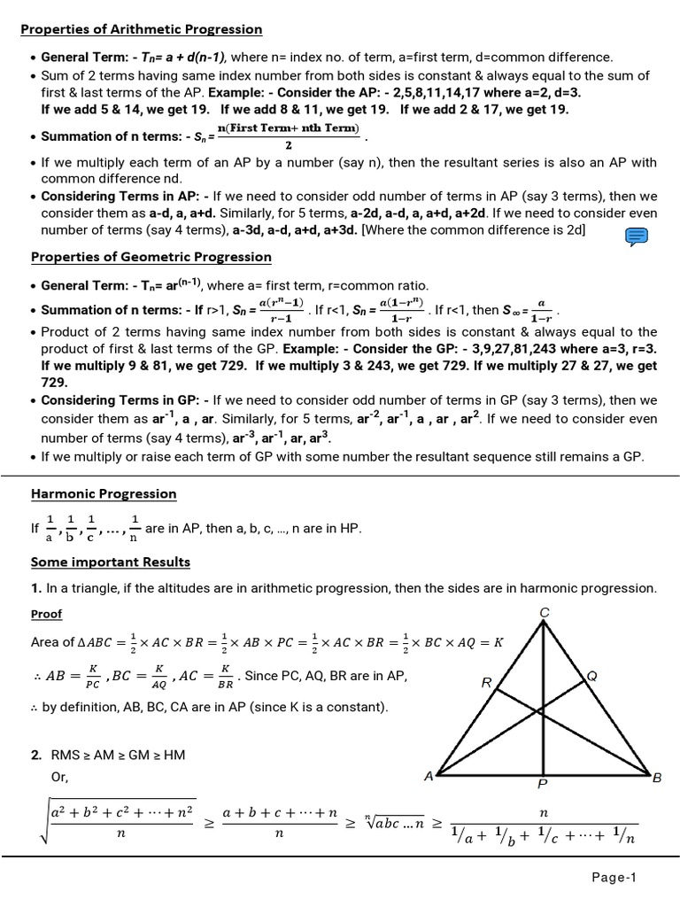 Sequence & Series | PDF | Mathematical Concepts | Mathematical Objects