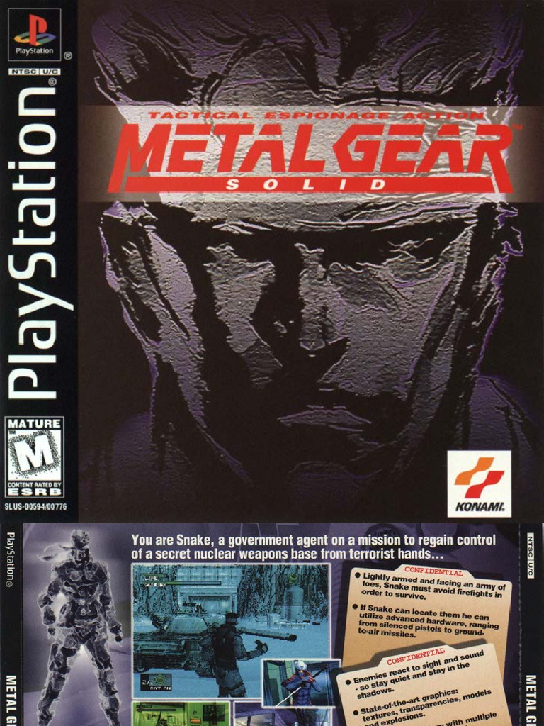 Metal Gear Solid - 1998 - Konami | PDF