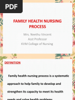Family Nursing Process | PDF | Goal | Nursing