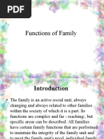 Functions of Family in Society | PDF | Family | Socialization