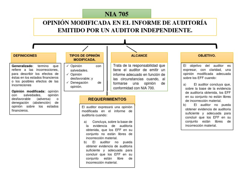 Mapa Mental Nia 705 | PDF | Auditoría | Contralor