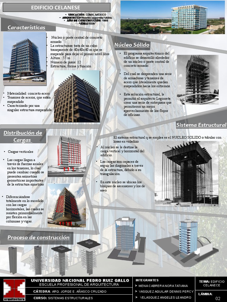 Edificio Celanese | PDF | Ingeniería de Edificación | Ingeniero civil