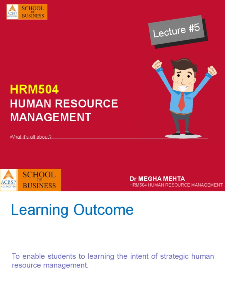 Human Resource Management: Lecture # 5 | Download Free PDF | Human ...