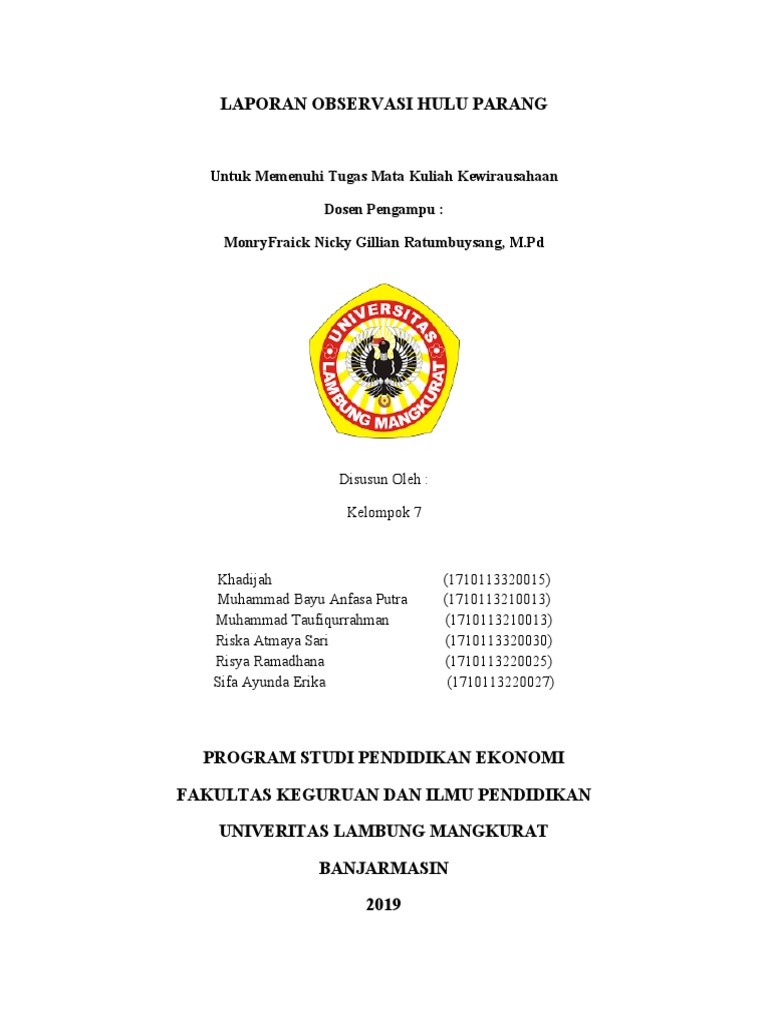 Observasi Pembuatan Hulu Parang | PDF | Griya & Taman