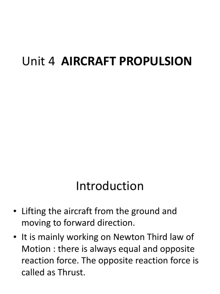 Unit 4 Jet Propulsion PDF | PDF | Jet Engine | Rocket Engine