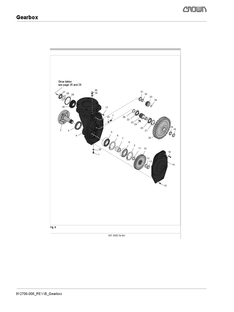 CROWN WF3000 Corona de Traccion PDF | PDF | Tools | Equipment