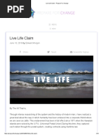 Live Life Claim | PDF | Law