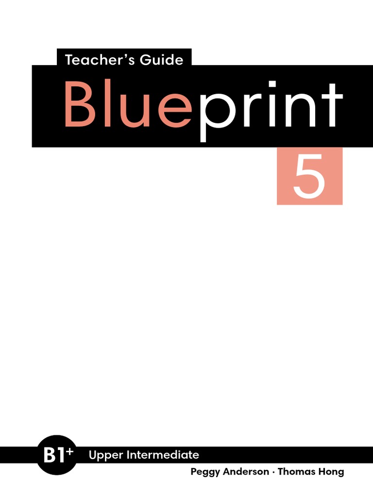 Blueprint 5 Teacher's Guide Overview | PDF | Extraversion And ...