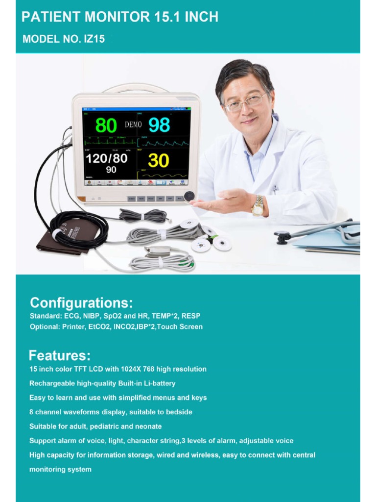 Brochure Patient Monitor IZ15 | PDF
