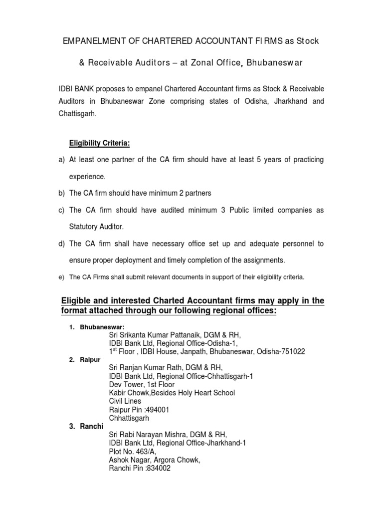 Idbi Stock Audit Format PDF | PDF | Government Information | Business