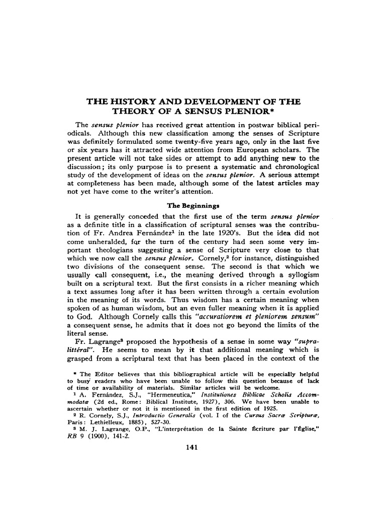 Brown, Raymond E. - The History and Development of The Theory of A ...