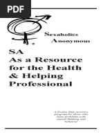 Newcomers Packet SLAA | PDF | Twelve Step Program | Alcoholics Anonymous