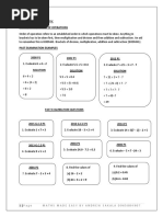 BEDMAS Worksheet with Integer Problems | PDF | Numbers | Number Theory