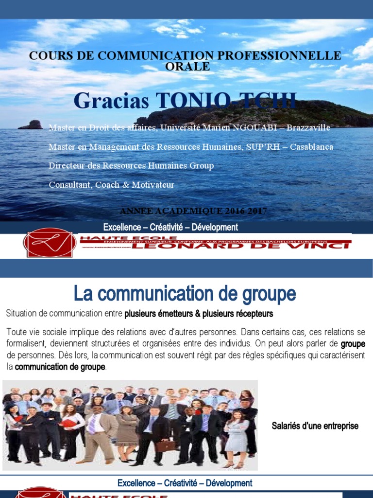 Communication de Groupe | PDF | Argumentation | Créativité