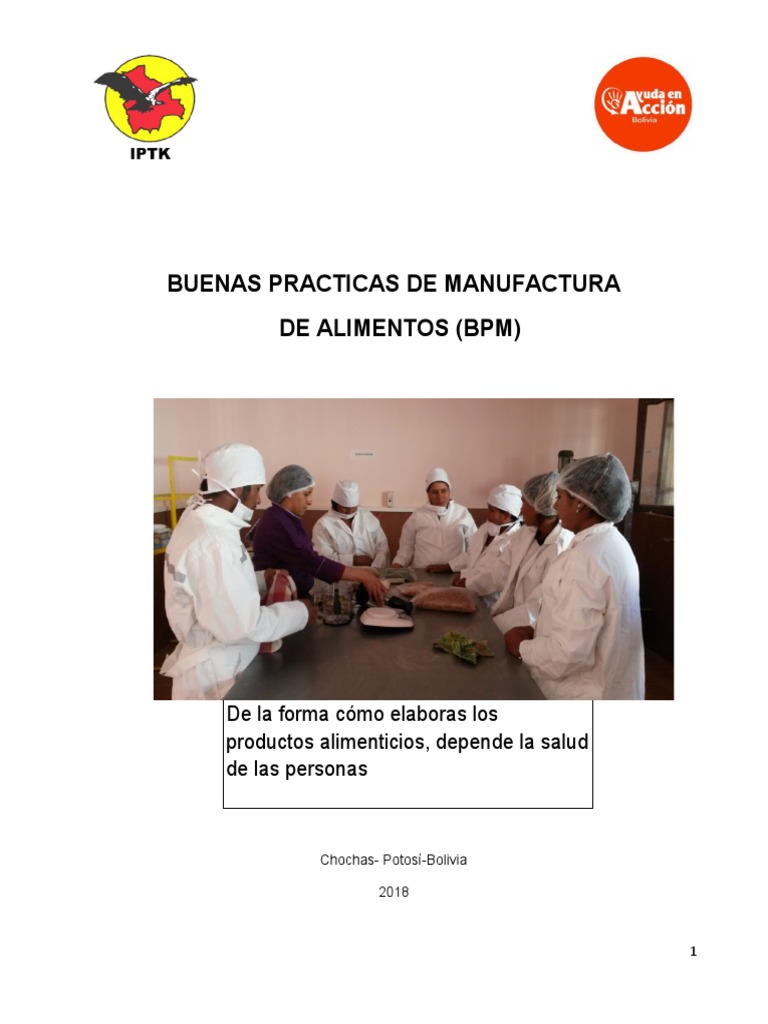 Cartilla BUENAS PRACTICAS DE MANUFACTURA | PDF | Alimentos | Residuos