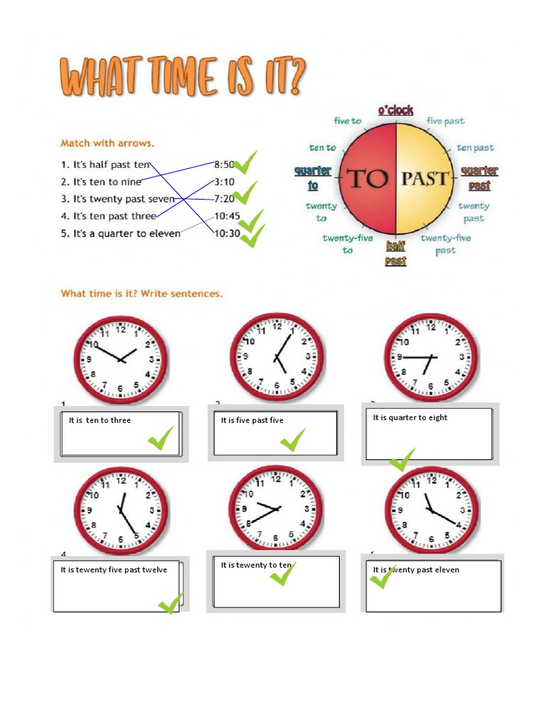 It Is Ten To Three It Is Five Past Five It Is Quarter To Eight | PDF