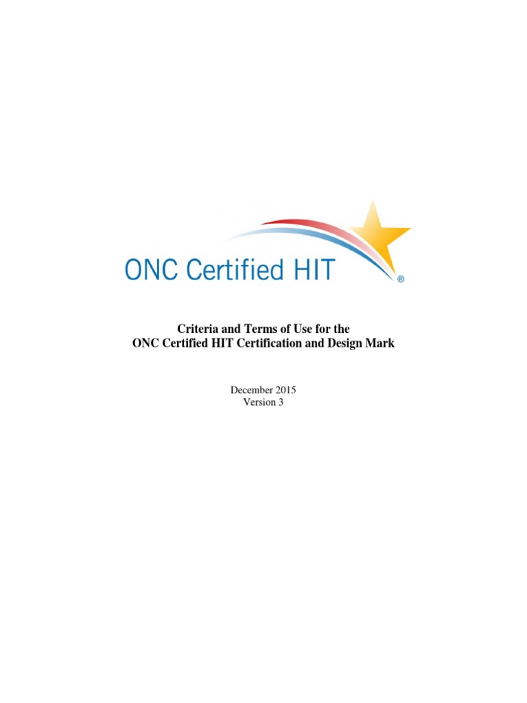 Hit Certificationterms of Use Final PDF | PDF | Professional ...