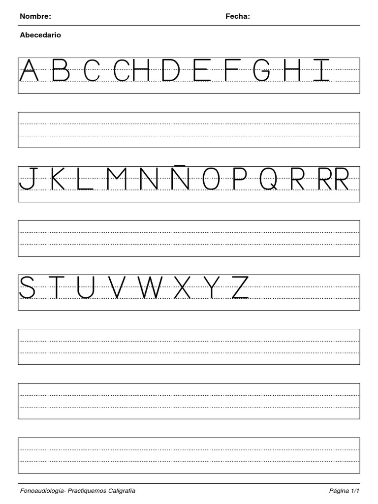Caligrafia Abecedario PDF | PDF