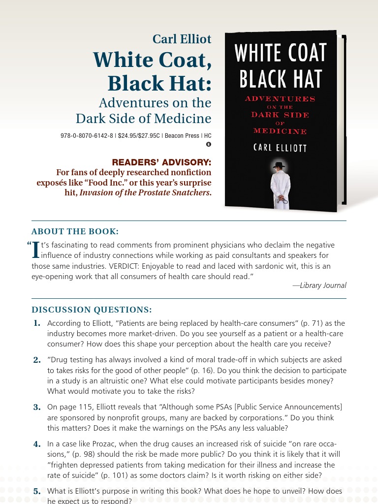 Mini-Guide: White Coat, Black Hat | PDF | Health Care | Medicine