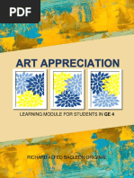 Module 1 Art Appreciation | PDF | The Arts | Shape