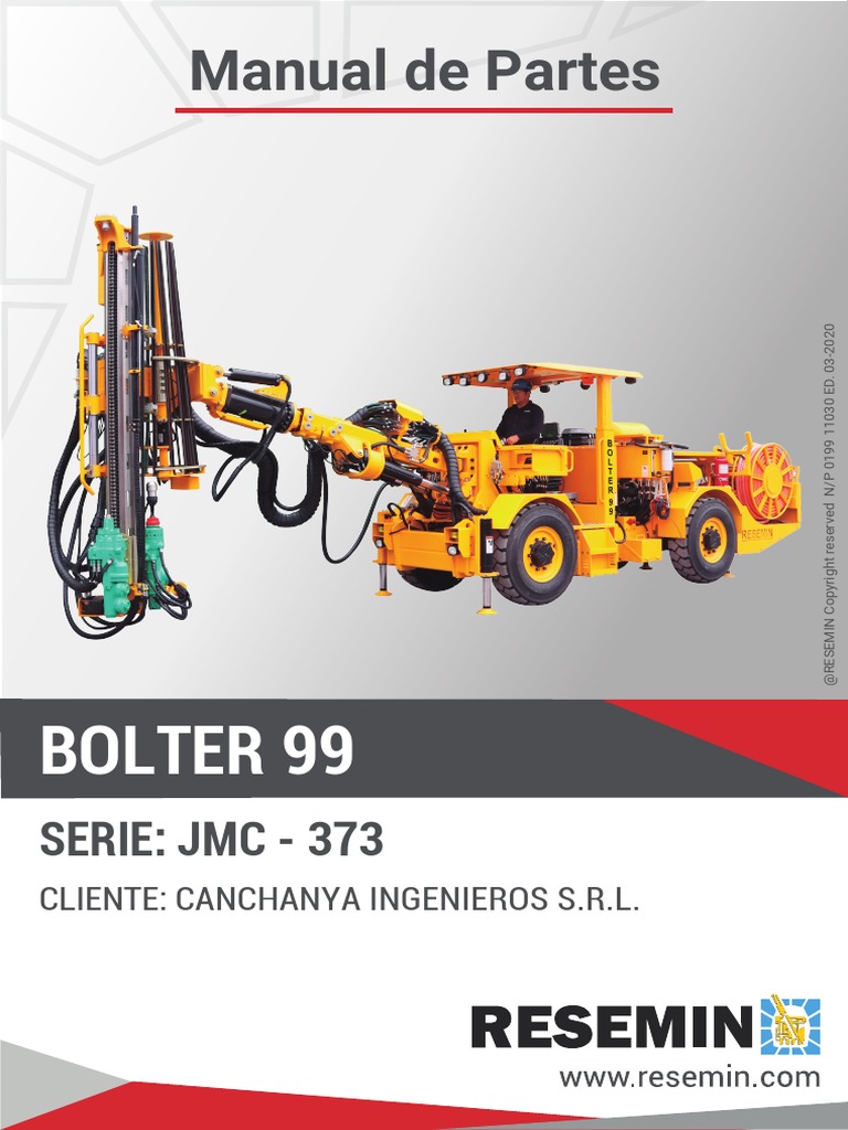 Manual de Partes Bolter 99 JMC-373 | PDF | Derecho contractual | Ley de ...