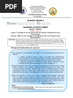 LAS Science 4 MELC 1 Q2 Week1 | PDF | Human Body | Organ (Anatomy)