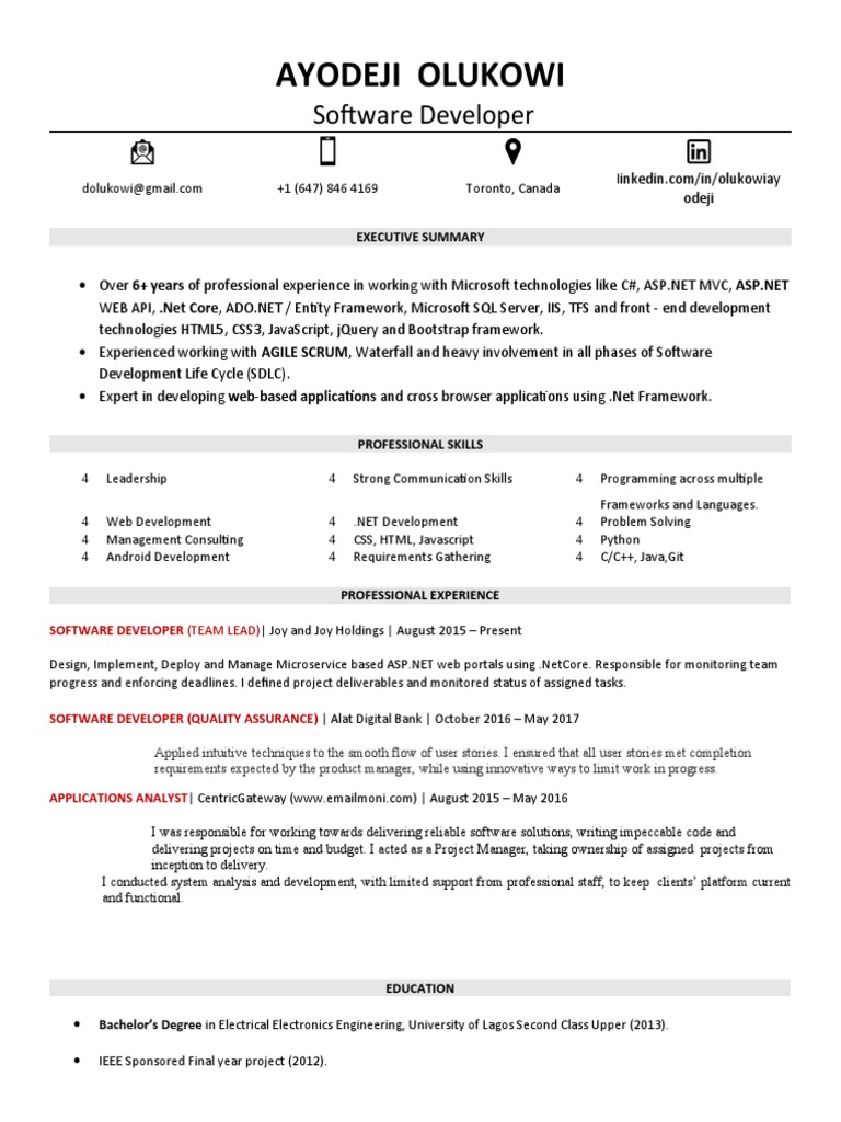 ResumeTemplate John Smith v2.0 | PDF | Web Application | World Wide Web