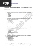 Let Reviewer For Social Studies Major | PDF | Evaluation | Science