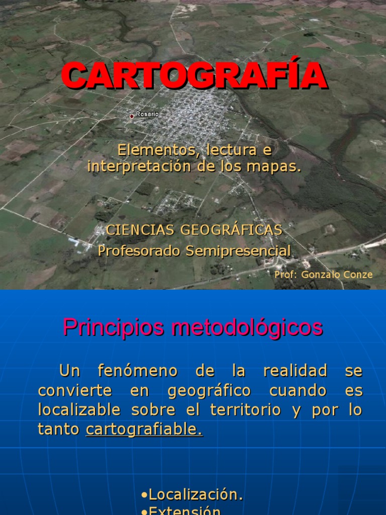 Elementos y Lectura de Mapas Cartográficos | PDF | Mapa | Cartografía