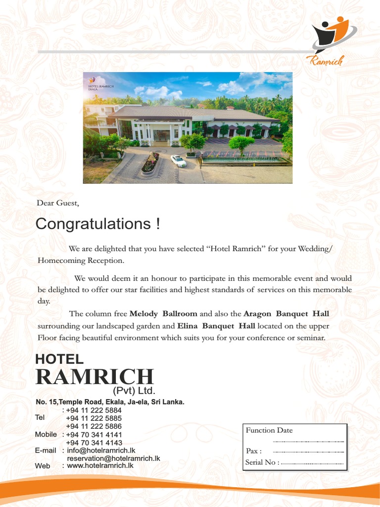 Ramrich: Congratulations ! | PDF | Curry | Thai Cuisine