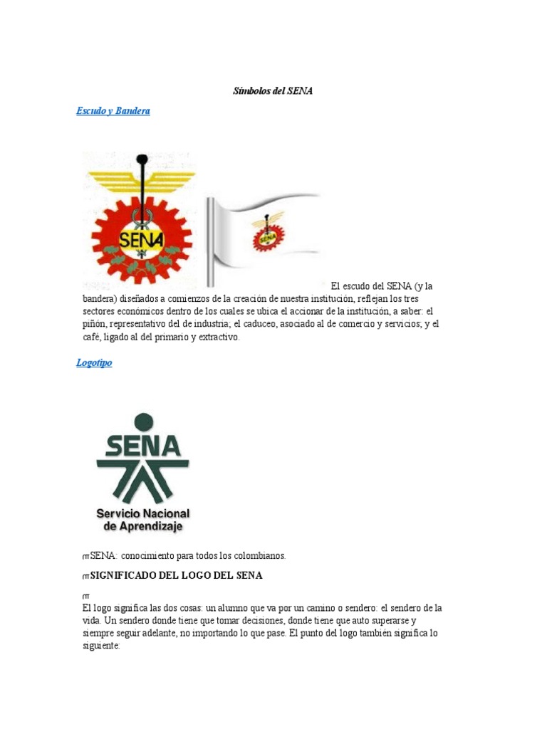 El Escudo Del Sena Y La Bandera Y Logo