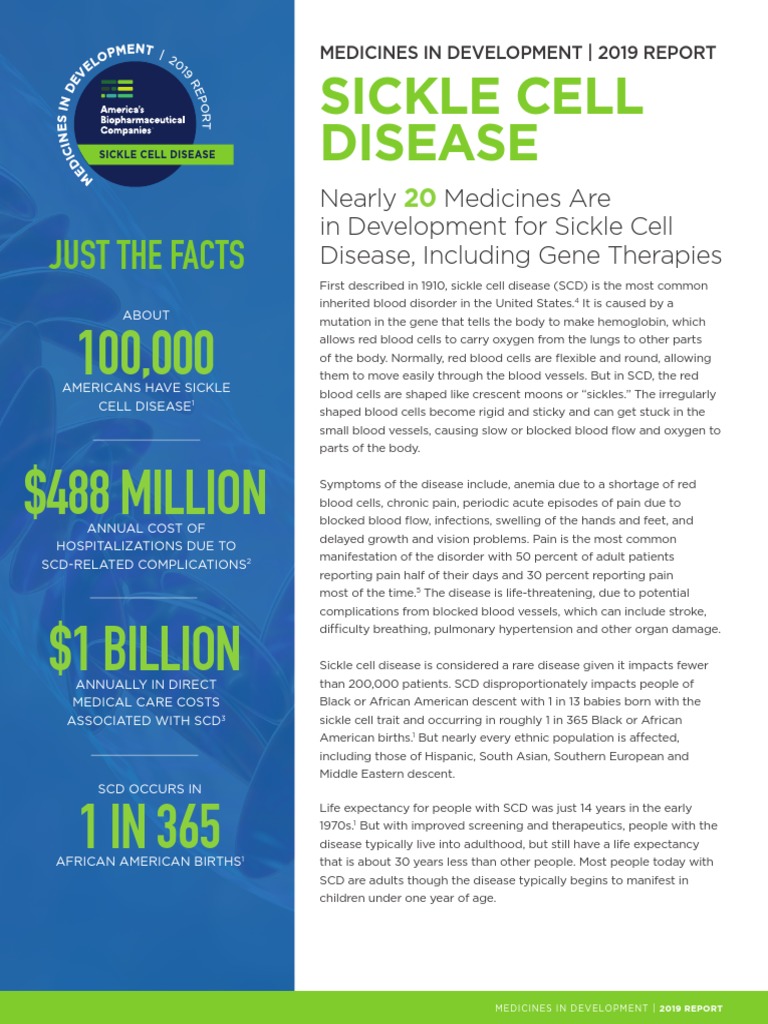 Sickle Cell Disease: 2019 Treatment Advances | PDF | Gene Therapy ...