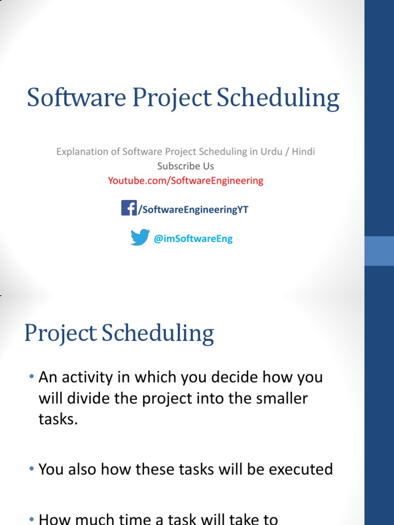 How A Software Project Scheduling | PDF