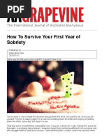 Living Sober | PDF | Alcoholics Anonymous | Alcoholism