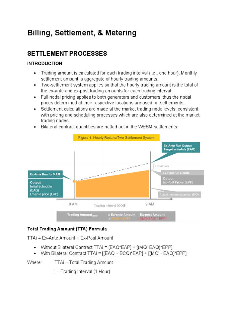 Electricity Settlement and Billing Overview | PDF | Payments ...