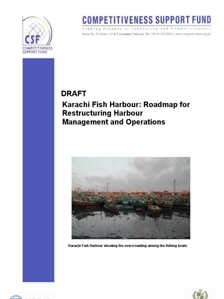 Roadmap Report - Karachi Fish Harbour | PDF | Lease | Karachi