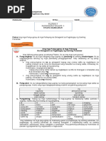 Mga Panagano NG Pandiwa | PDF