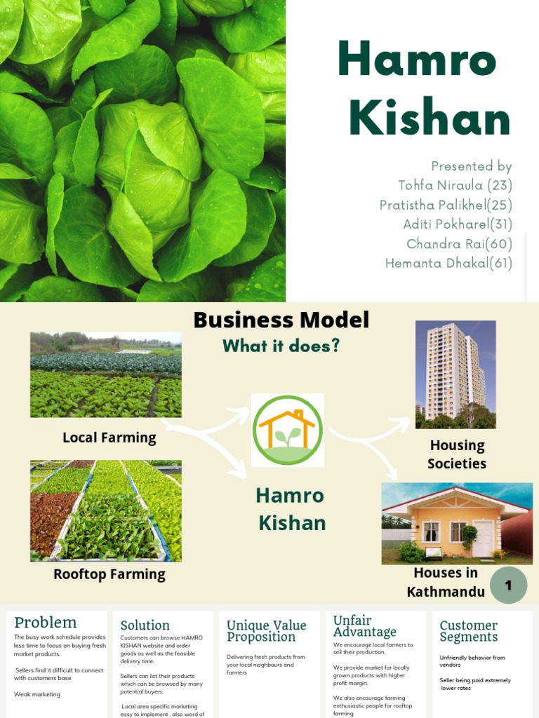 Business Model of Organic Farm | PDF | Retail | Customer
