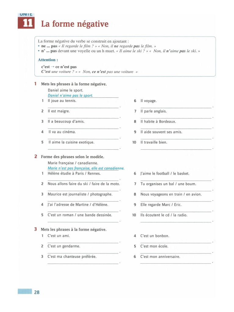 Tarea Francés. | PDF