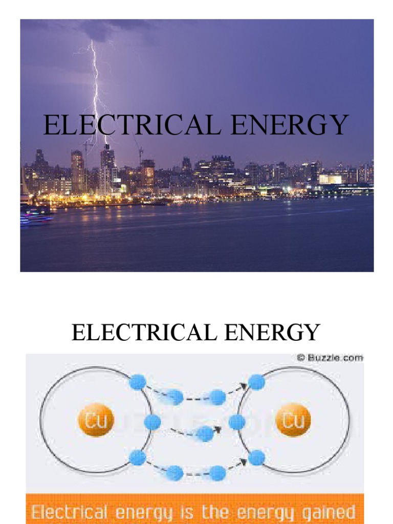 Electrical Energy Grade 8 | PDF | Science & Mathematics