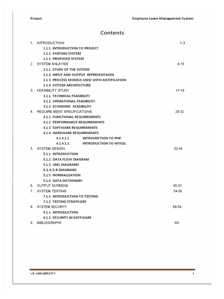 PDF Employee Leave Management System | PDF | System | Web Application