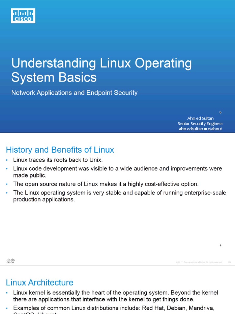 Linux Operating System Fundamentals | PDF