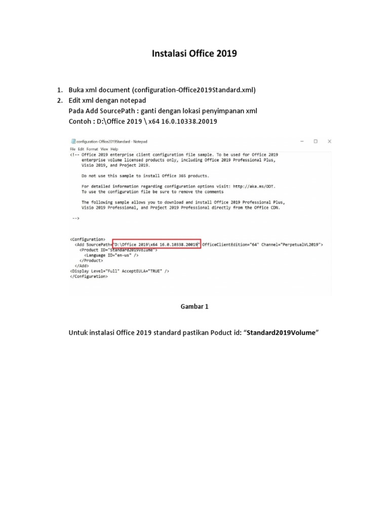 Panduan Instalasi Office 2019 | PDF